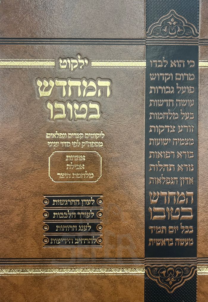 Yalkut HaMechadesh BeTuvo – My Sefer