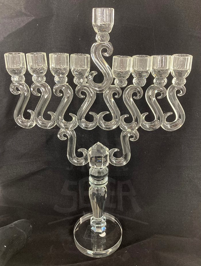 Crystal Menorah-Traditional Design-20"H – My Sefer